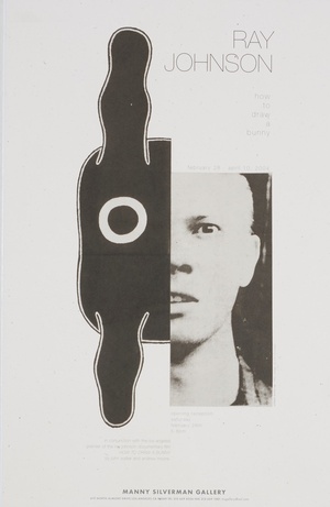RAY JOHNSON: 2004 HOW TO DRAW A BUNNY EXHIBITION POSTER - (JOHNSON, RAY ...